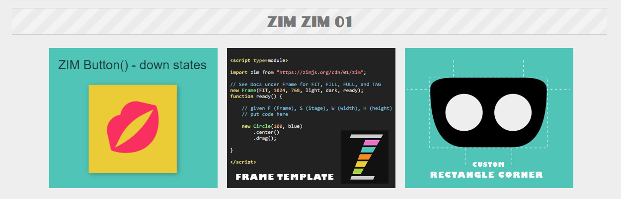 News Zim Javascript Canvas Framework Zimjs Code Creativity